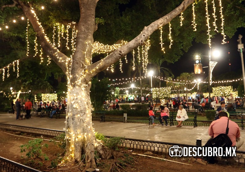 Decoración navideña en Mérida