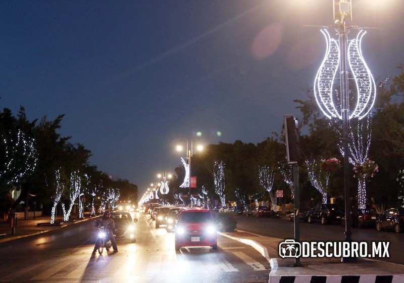 Decoración navideña en Mérida