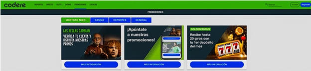 Codere app - Apuestas Deportivas en el móvil - Descubro