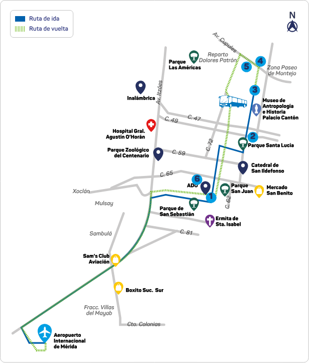 Va y Ven, todo lo que necesitas saber del transporte en Mérida